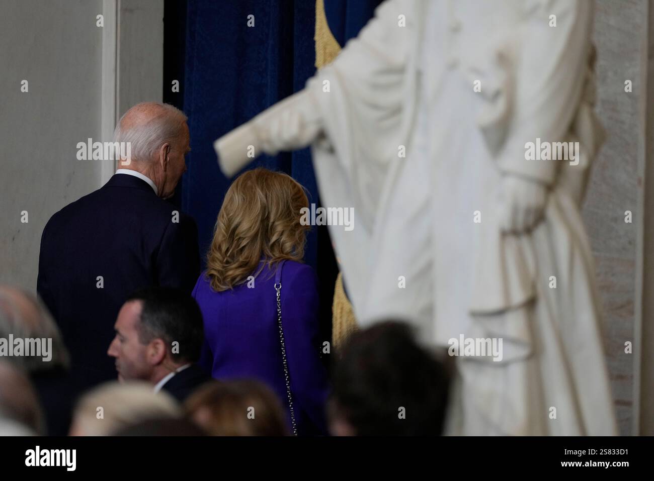 Washington, Dc, USA. 20th Jan, 2025. Former President Joe Biden and ...