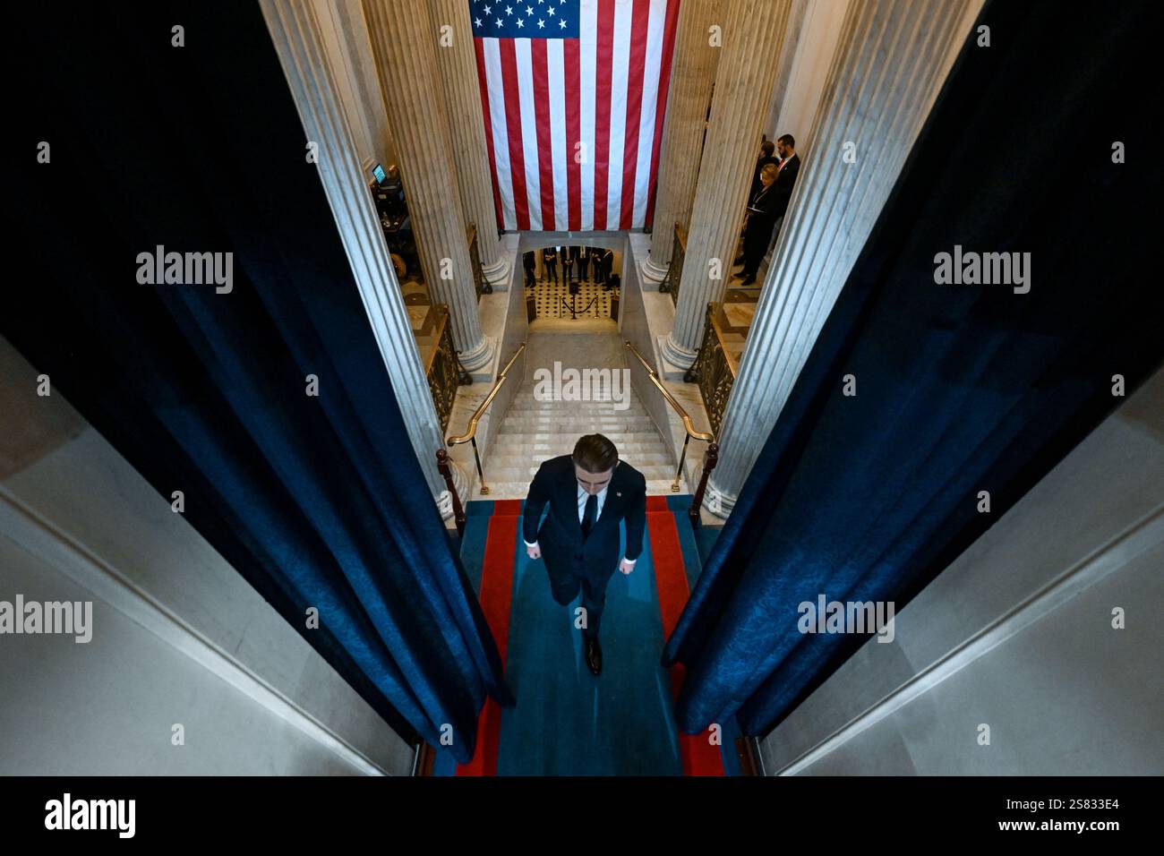 Washington, Dc, USA. 20th Jan, 2025. NYTINAUG25 -- Barron Trump ...