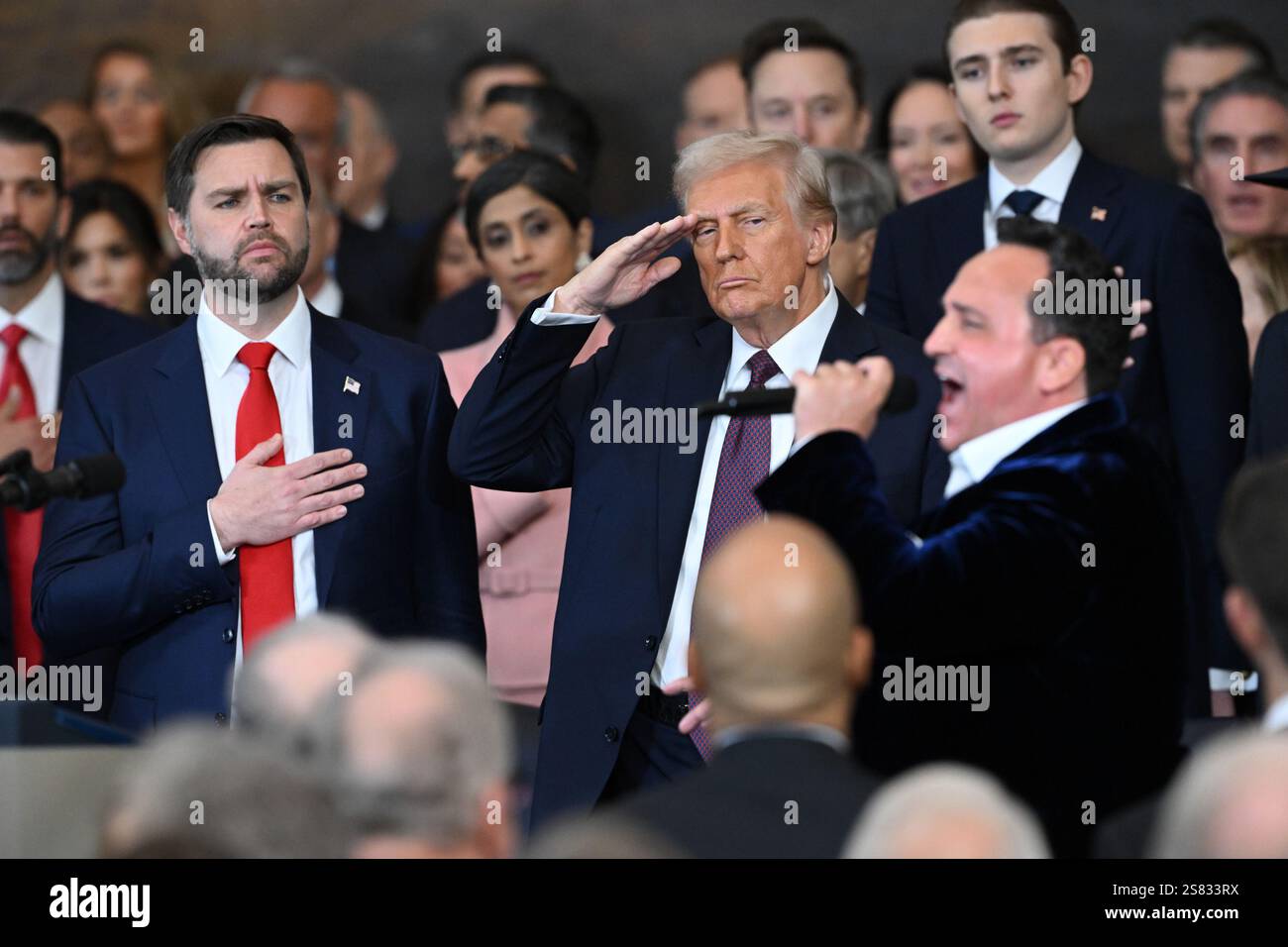 Washington, United States. 20th Jan, 2025. Vice President JD Vance and ...