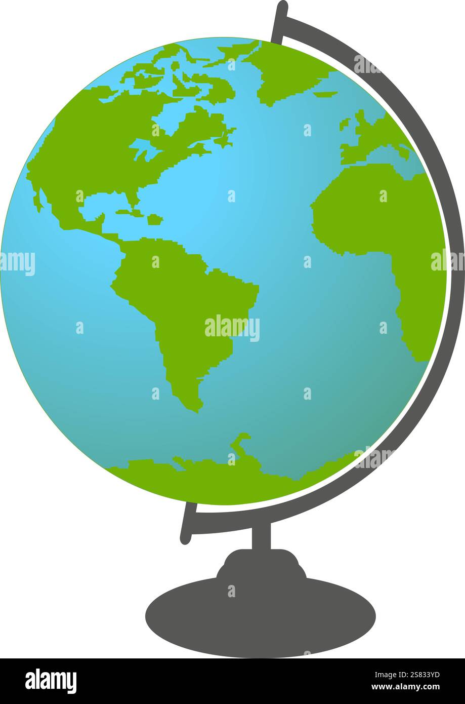 School Globe - model of Earth Stock Vector Image & Art - Alamy