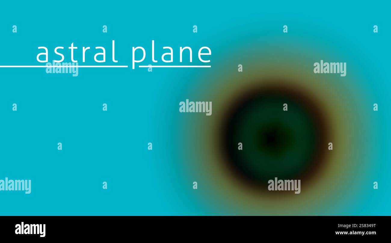 Astral plane. Blurred background with hypnotic aureole. Vector graphic ...