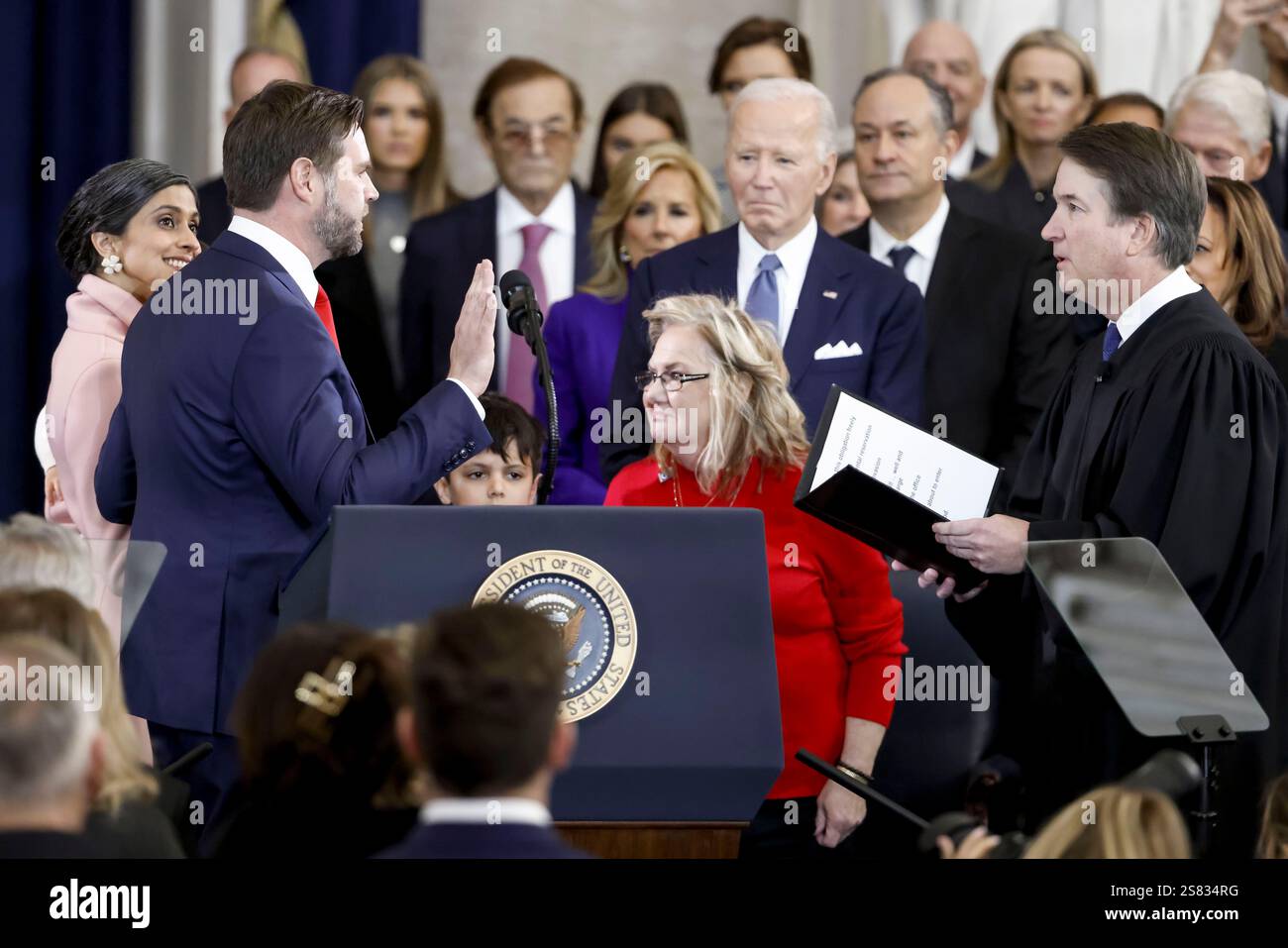 Washington, DC, USA. 20th Jan, 2025. Supreme Court JusticeÂ Brett ...