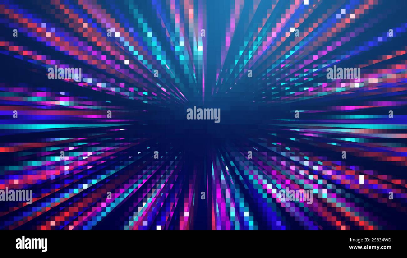 Warp drive high speed. Neon light warp tunnel speed of light background ...