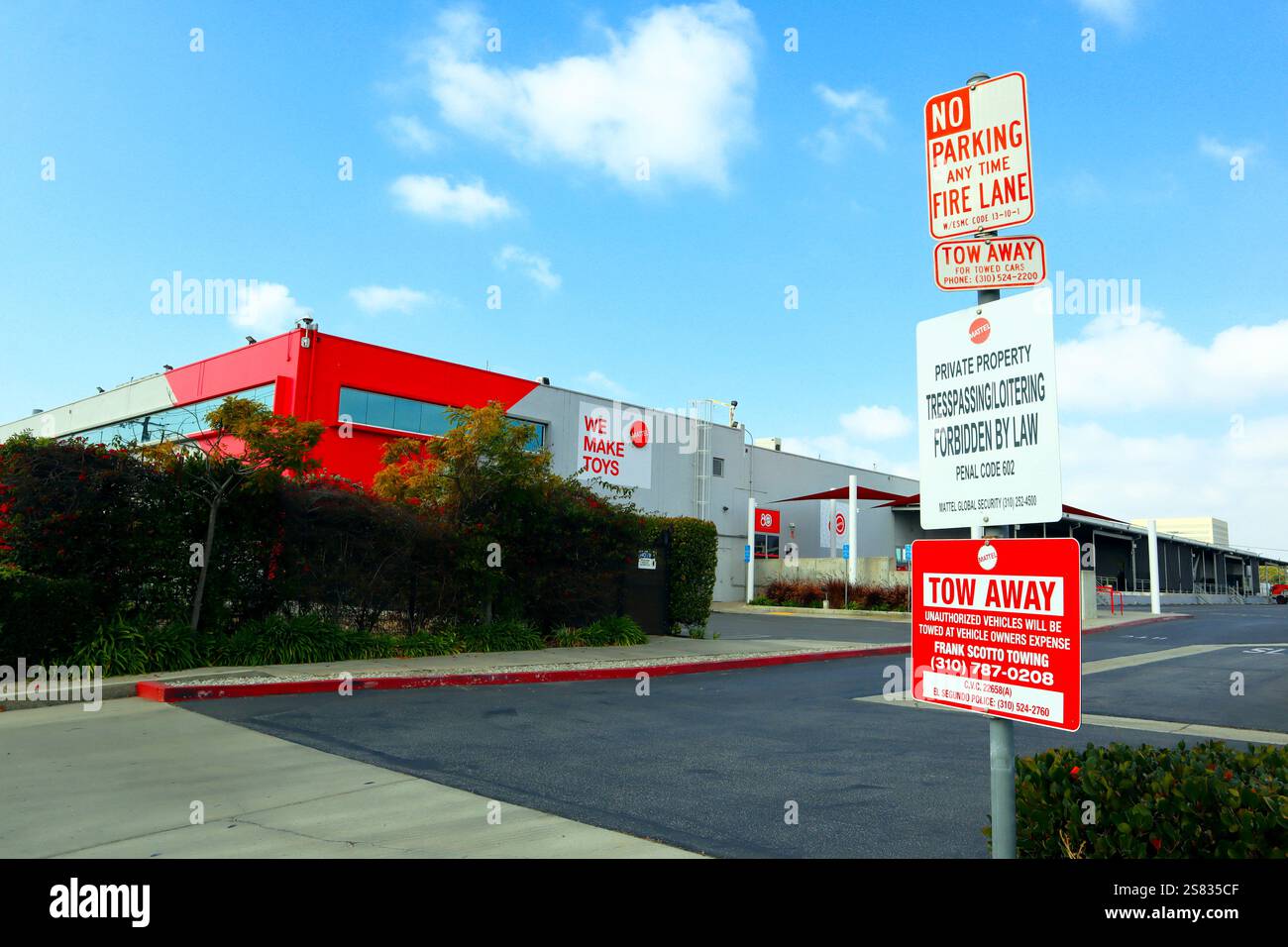 Mattel headquarters building. Mattel is an American multinational toy ...