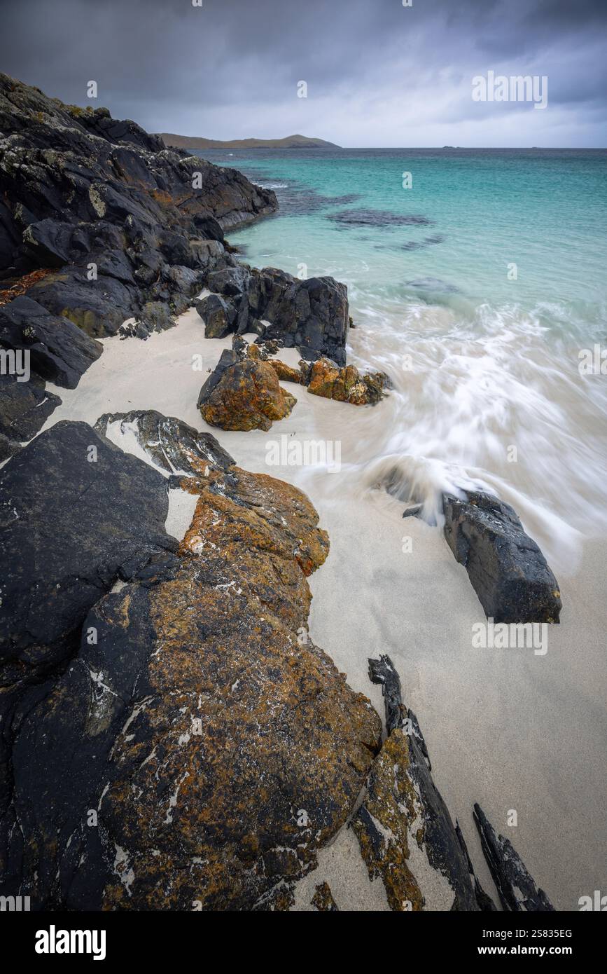 Meal Beach is one of the most popular beaches on Shetland due to it's ...