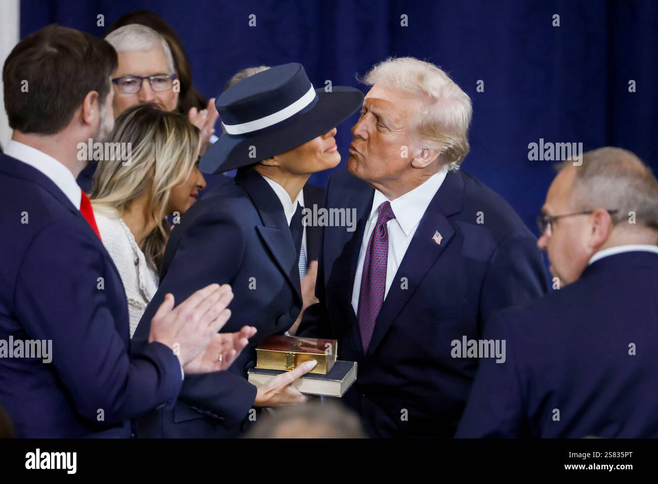 Washington, United States. 20th Jan, 2025. President Donald Trump (R ...