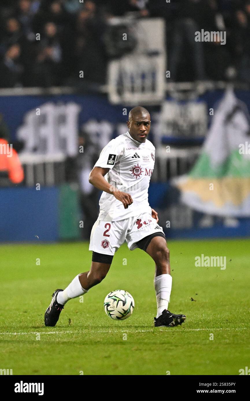 02 Hamjatou SOUKOUNA (fca) during the Ligue 2 BKT match between Troyes ...