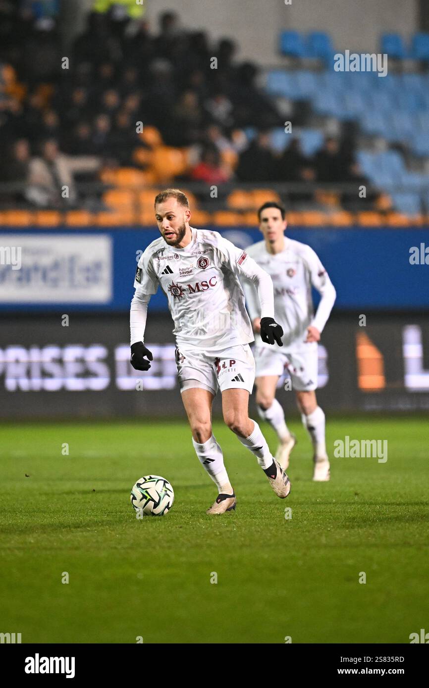 24 Yohan DEMONCY (fca) during the Ligue 2 BKT match between Troyes and ...