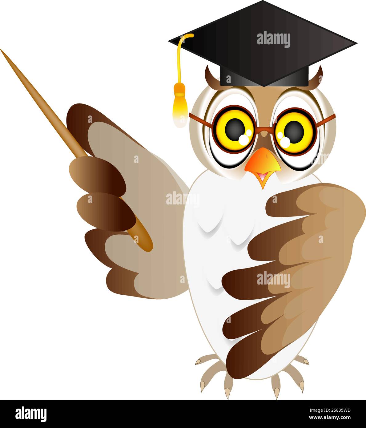 Study concept funny teacher Cut Out Stock Images & Pictures - Alamy