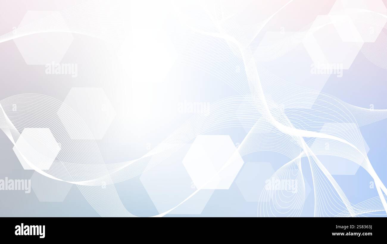 Health care abstract background with lines, dots and hexagons. Medical ...