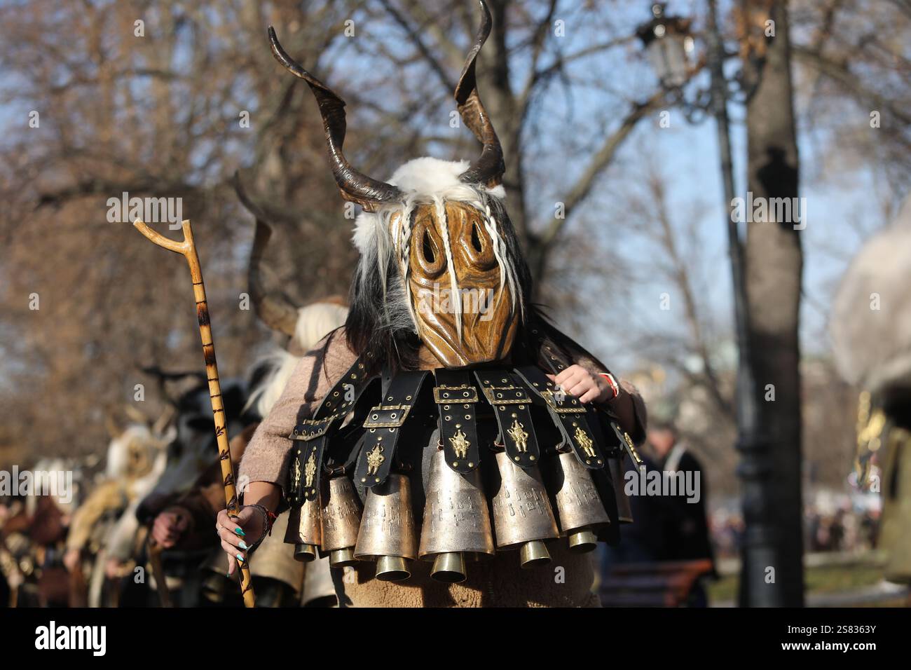 People called parade in masks and costumes, perform ritual dances to ...