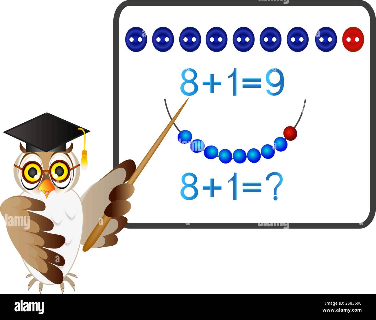 Educational games for children, mathematical addition, formation number ...