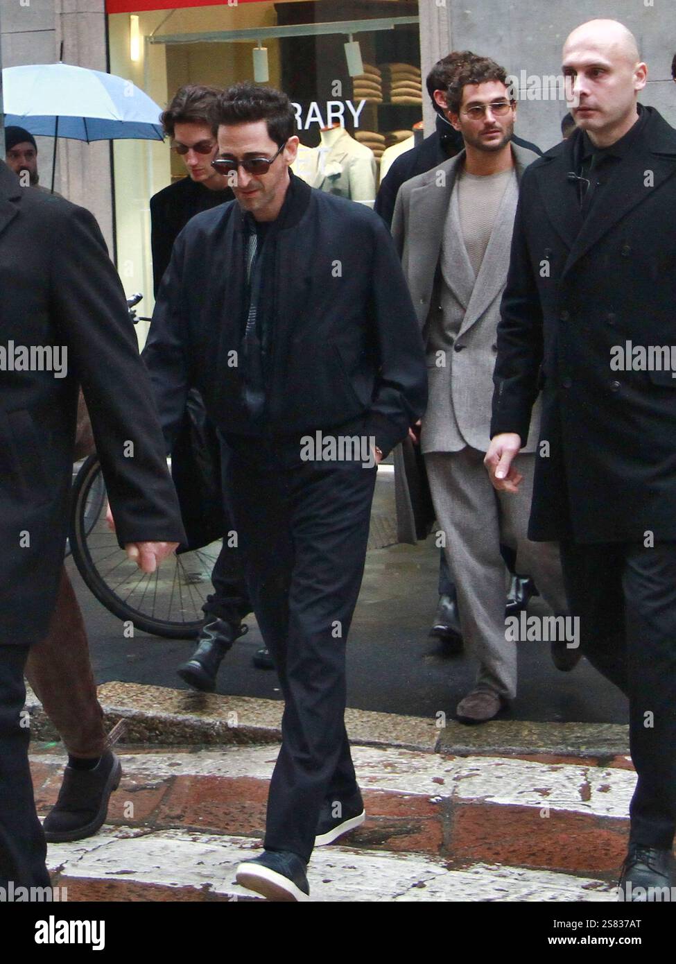 Milan, Italy. 20th Jan, 2025. Milan Ph.Paolo Della Bella VIPs leaving ...