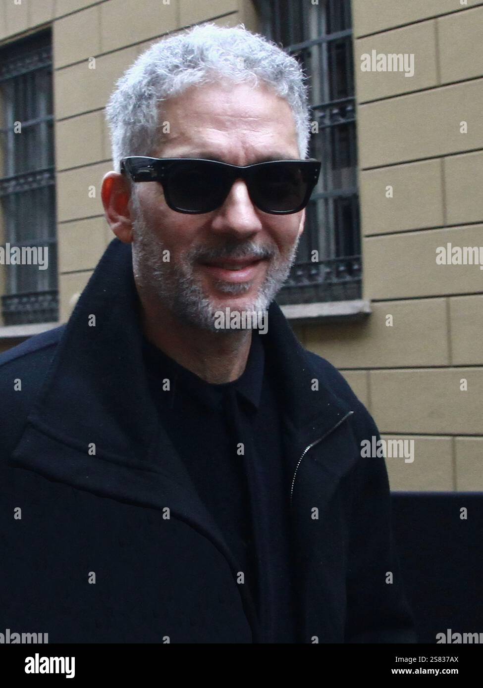 Milan, Italy. 20th Jan, 2025. Milan Ph.Paolo Della Bella VIPs leaving ...
