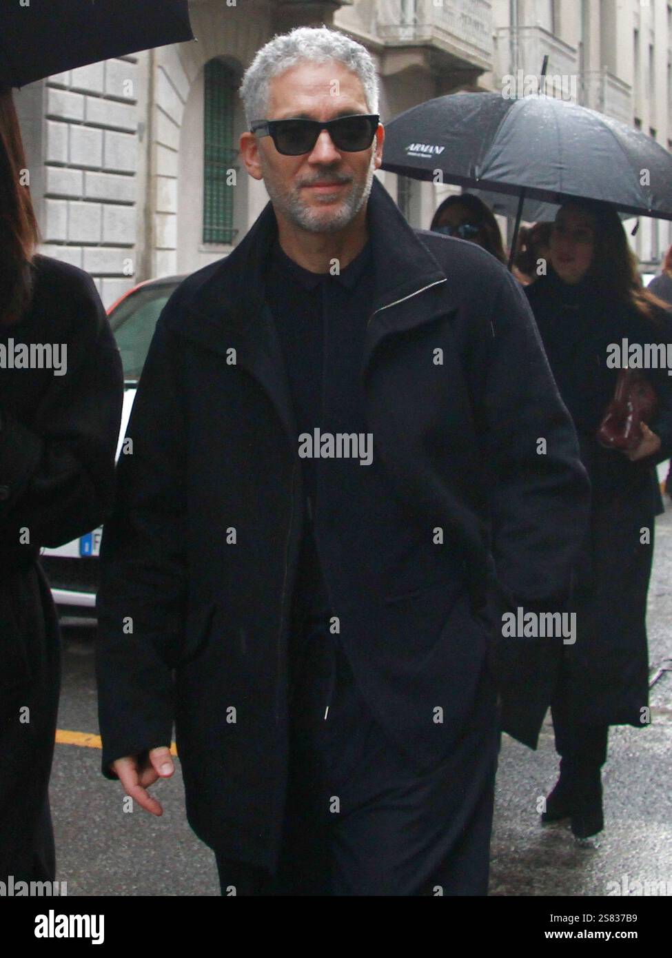 Milan, Italy. 20th Jan, 2025. Milan Ph.Paolo Della Bella VIPs leaving ...