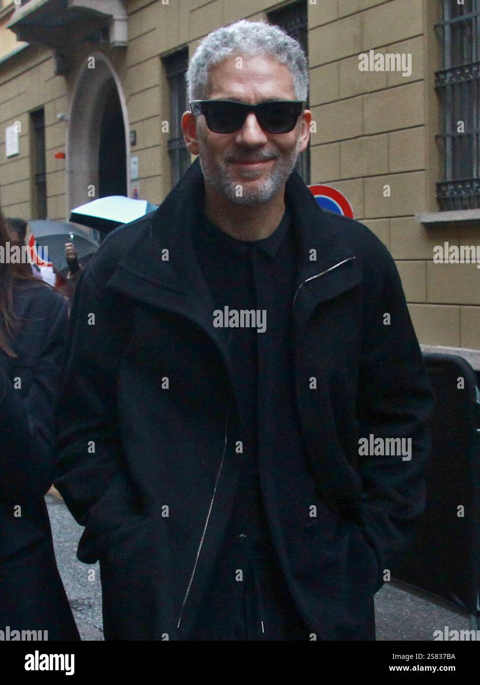 Milan, Italy. 20th Jan, 2025. Milan Ph.Paolo Della Bella VIPs leaving ...