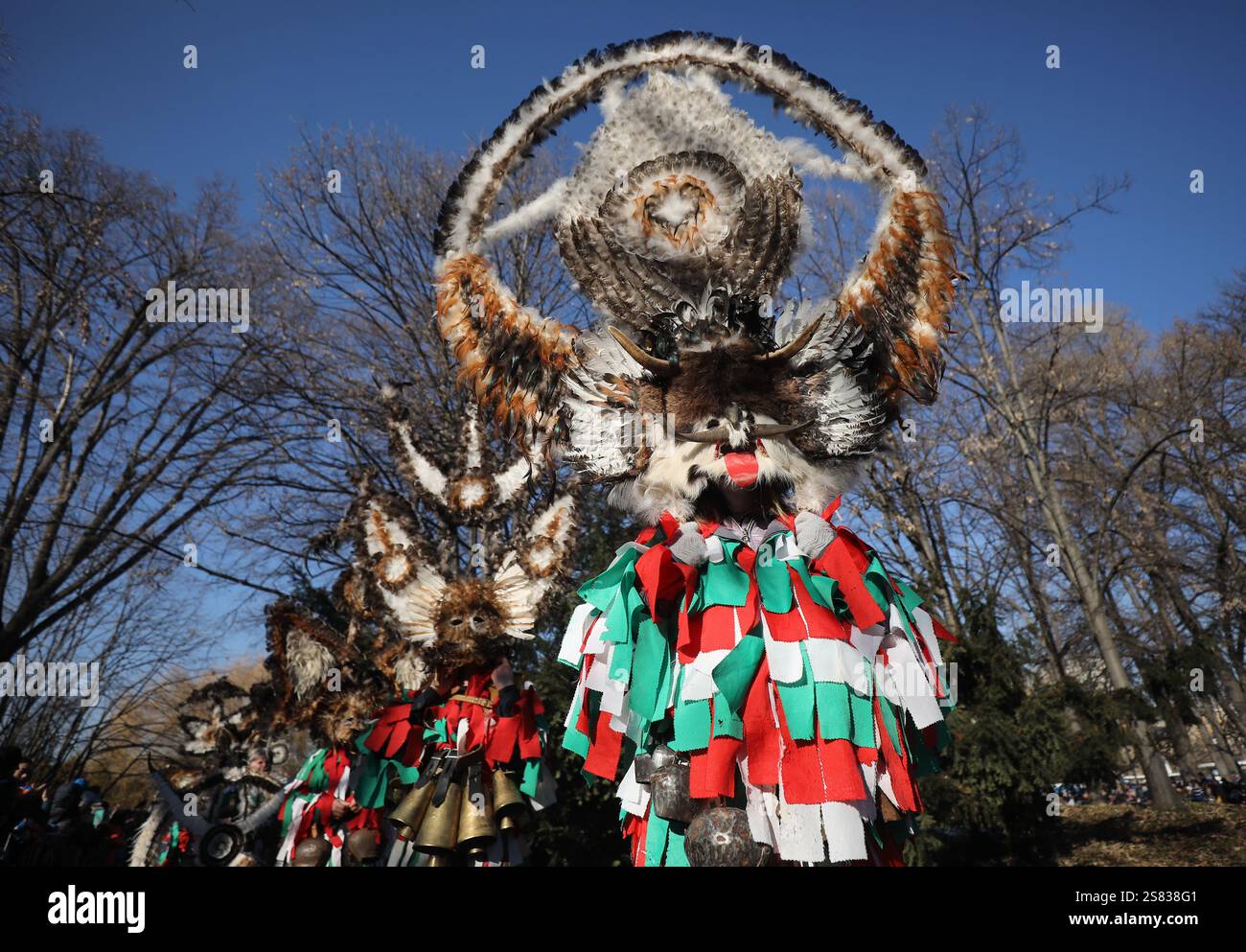 People called parade in masks and costumes, perform ritual dances to ...