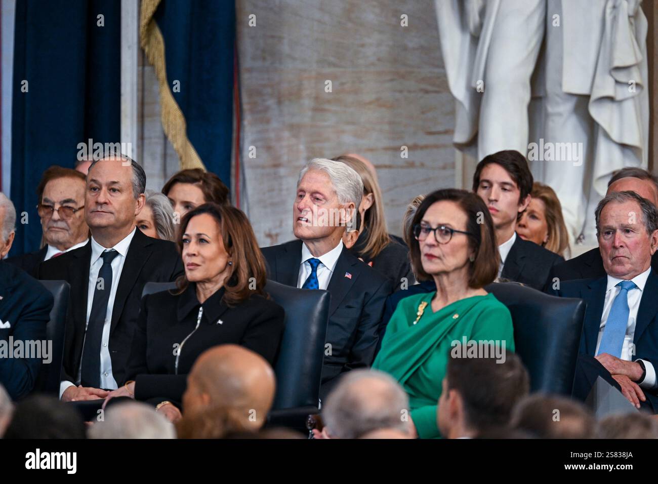 Second Gentleman Doug Emhoff, Vice President Kamala Harris, Former ...