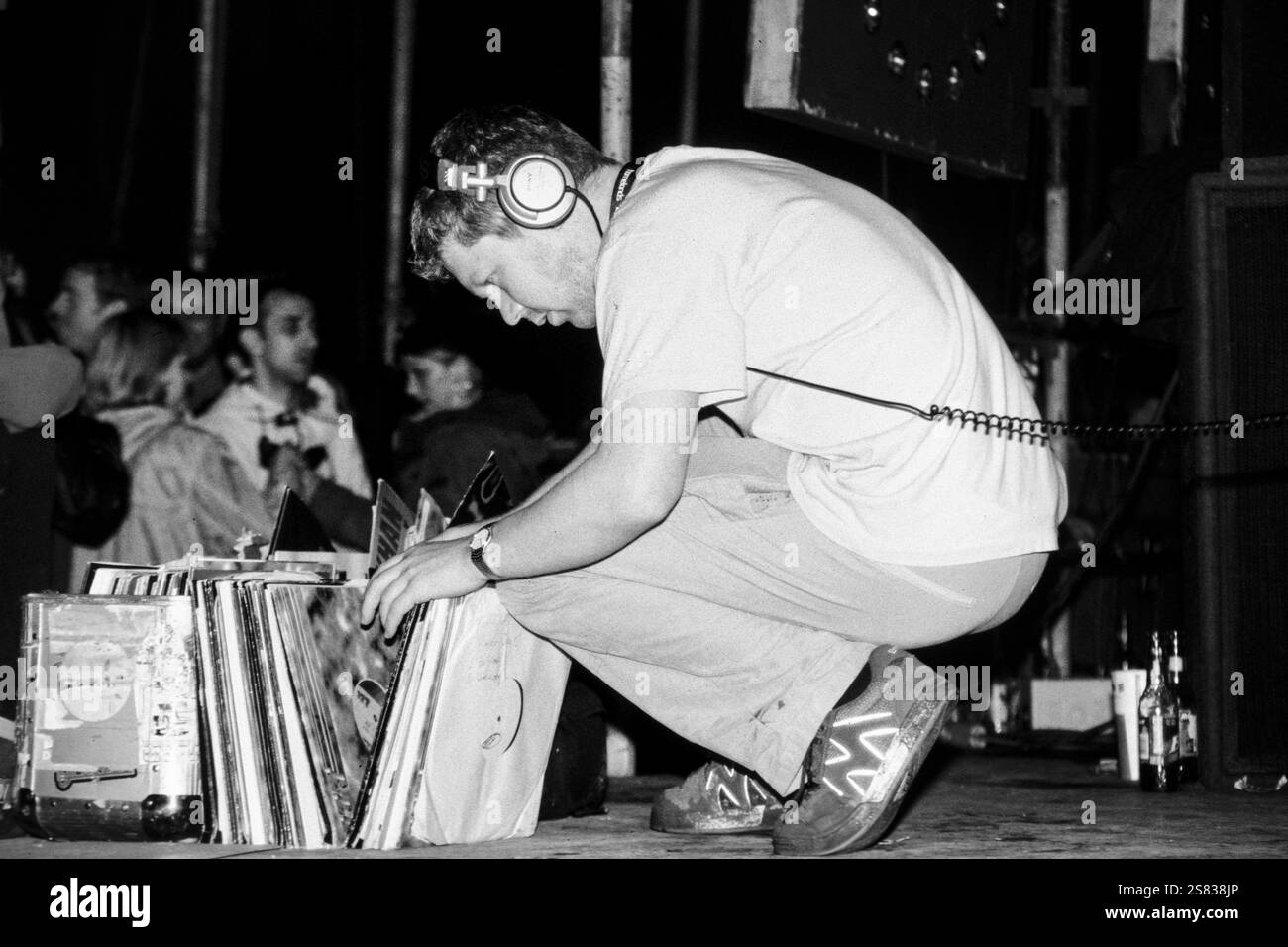 DJ Jon Digweed playing live at Homelands Festival in Winchester ...