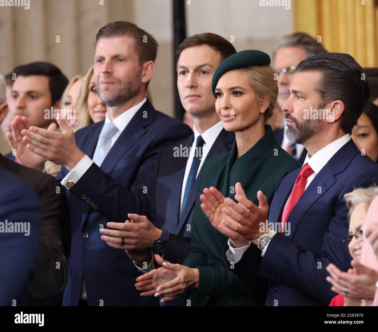 Washington, United States. 20th Jan, 2025. Eric Trump, Ivanka Trump and ...