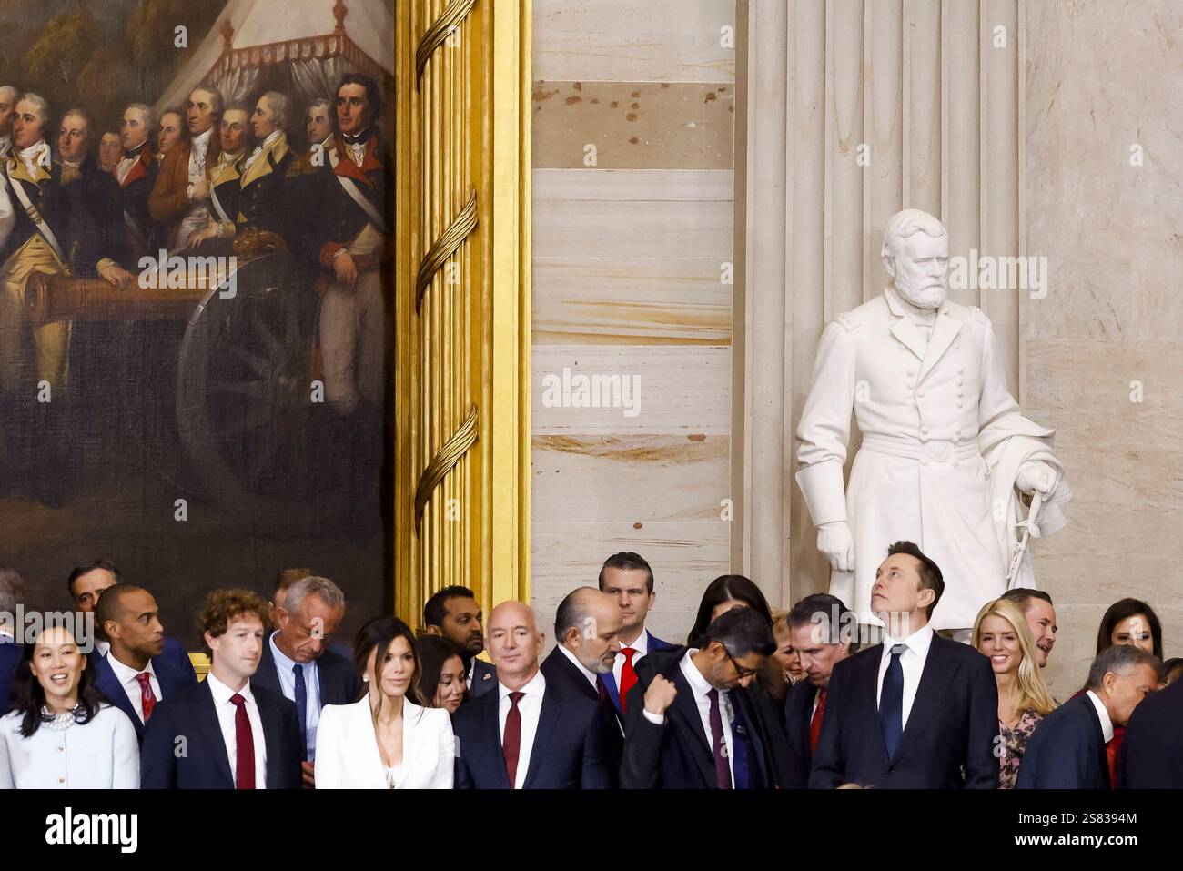 (L-R) Priscilla Chan, Meta CEO Mark Zuckerberg, Robert F. Kennedy Jr., Lauren Sanchez ...