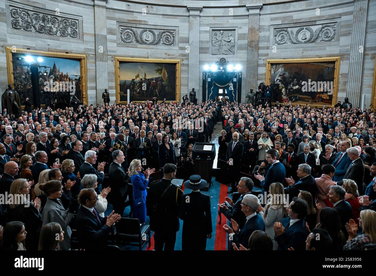 Washington, United States. 20th Jan, 2025. Melania Trump entering the ...