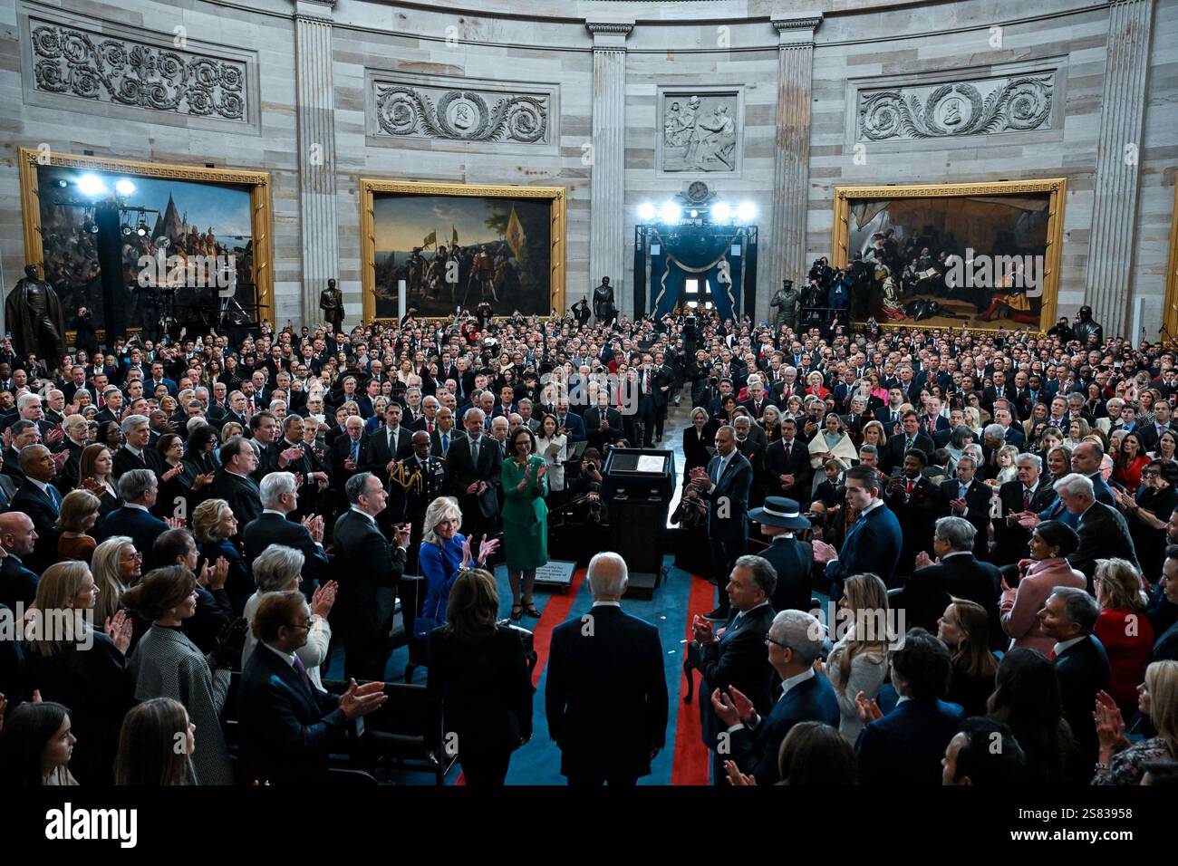 Washington, United States. 20th Jan, 2025. Vice President Kamala Harris ...