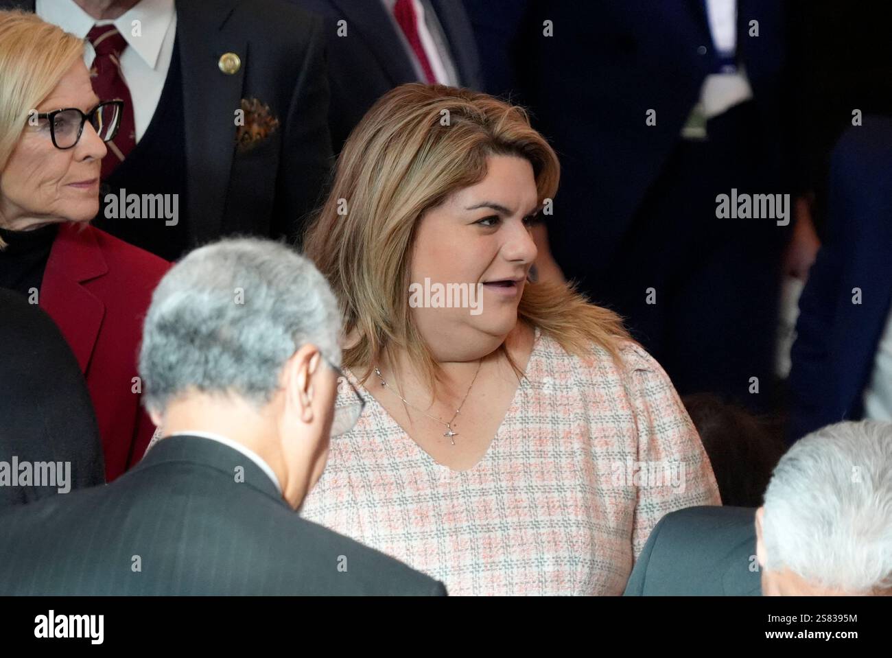Jenniffer González Colón, Governor of Puerto Rico, arrives in the VIP ...