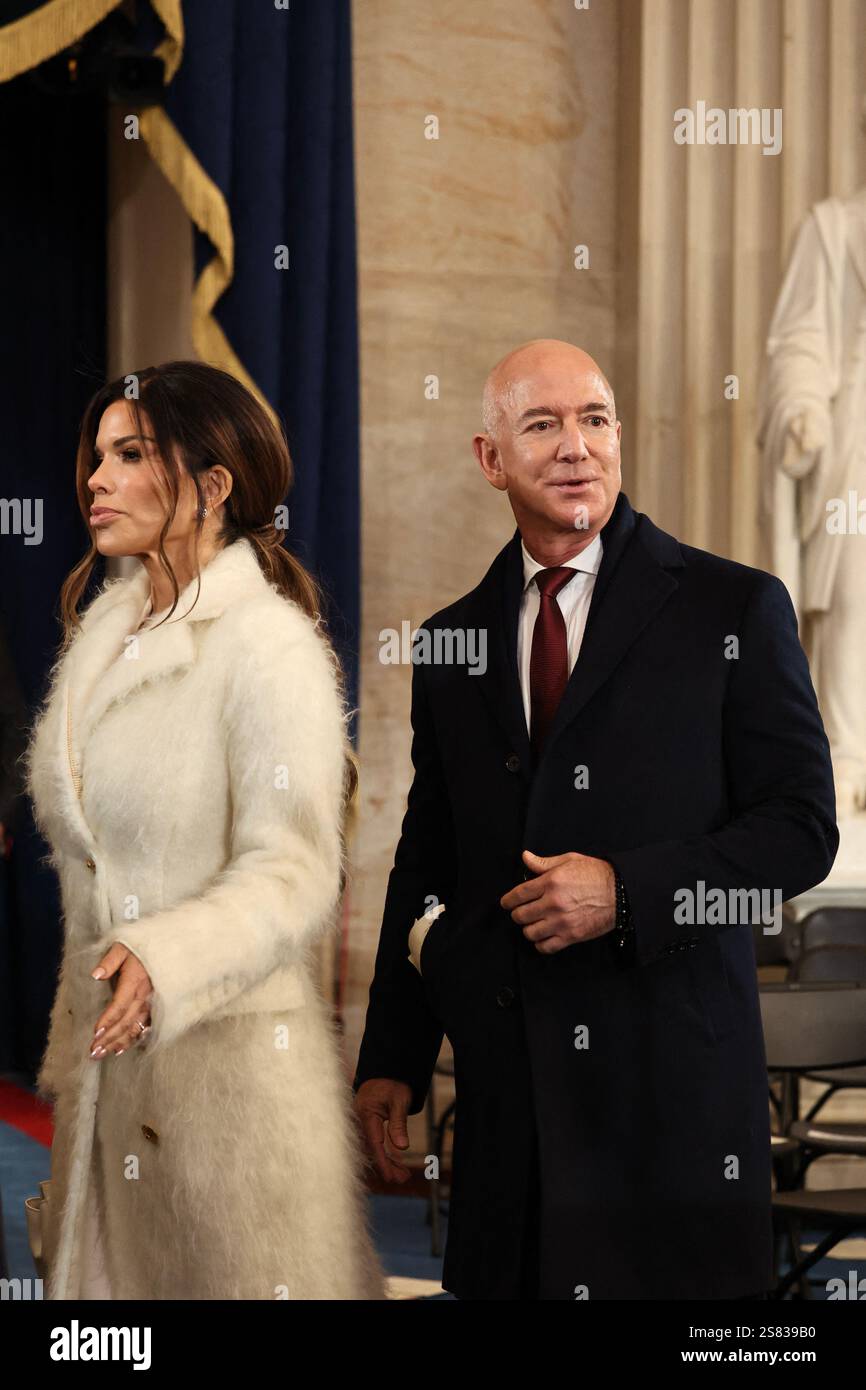 Washington, United States. 20th Jan, 2025. Founder of Amazon and Blue ...
