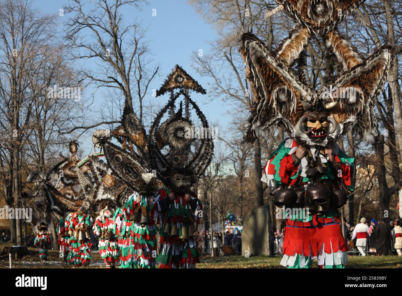 People called parade in masks and costumes, perform ritual dances to ...