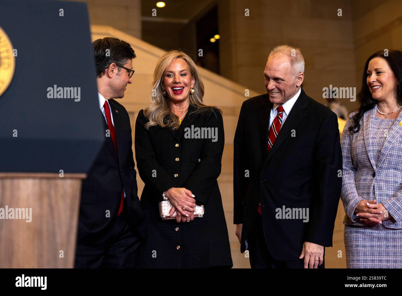 Washington, DC. 20th Jan, 2025. Wife of House Speaker Mike Johnson (R ...