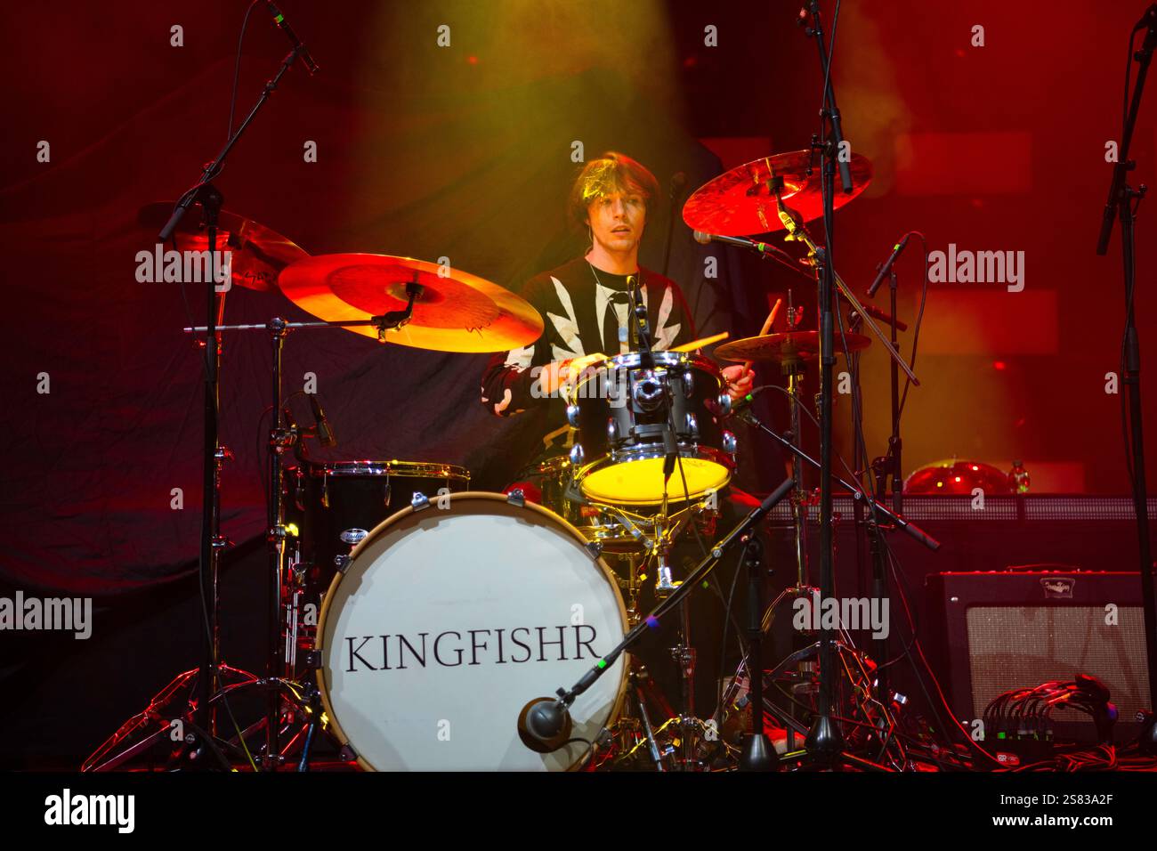 Kingfishr bass player hi-res stock photography and images - Alamy