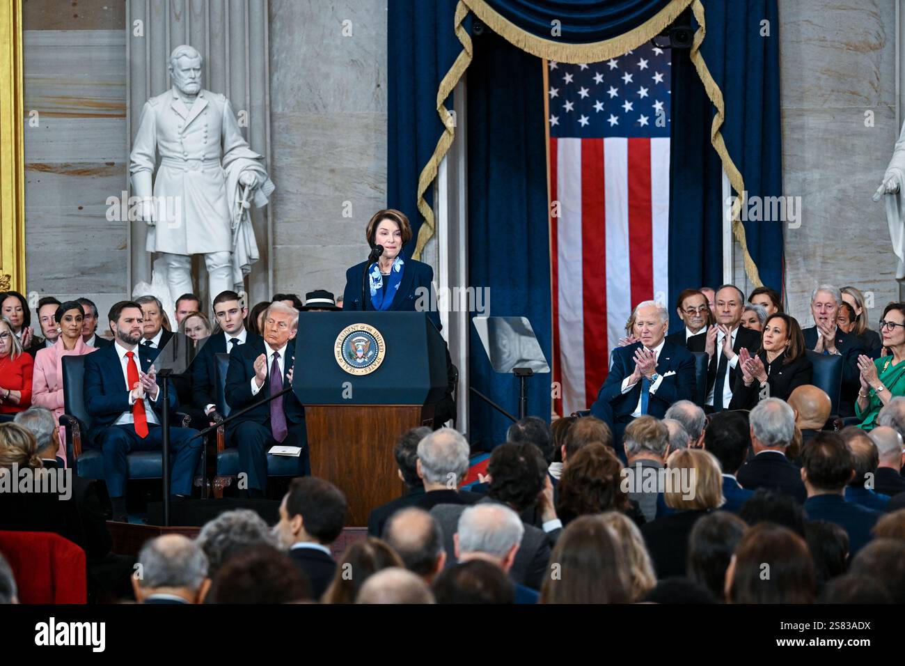 Washington, Dc, USA. 20th Jan, 2025. Senator Amy Klobuchar of Minnesota ...