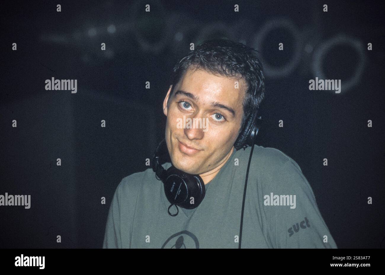 PAUL VAN DYK, YOUNG, 1998: DJ Paul van Dyk playing ive at Creamfields ...
