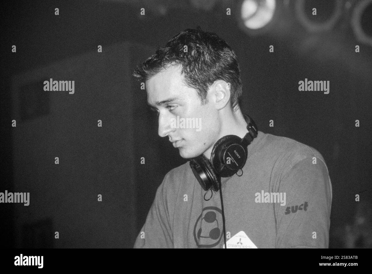 PAUL VAN DYK, YOUNG, 1998: DJ Paul van Dyk playing ive at Creamfields ...
