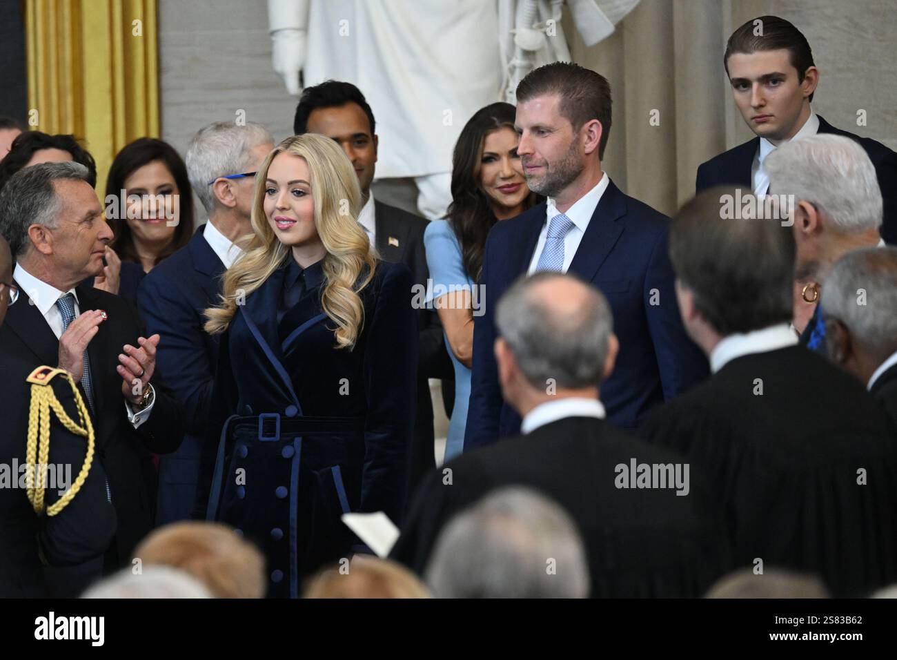 Washington, Dc, USA. 20th Jan, 2025. (L-R) Tiffany Trump, Eric Trump ...