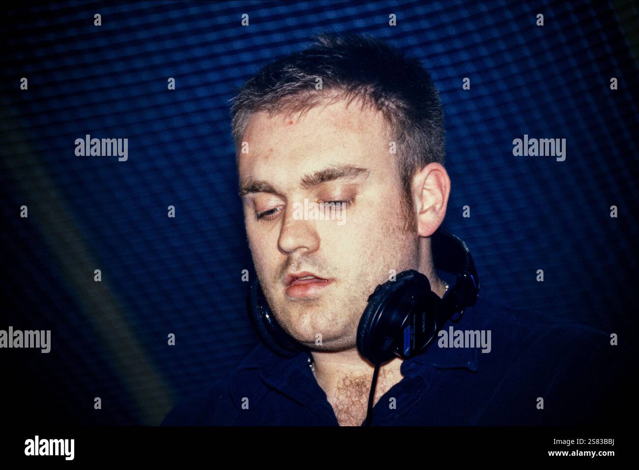 DJ Seb Fontaine playing a live DJ Set at Creamfields Festival in ...