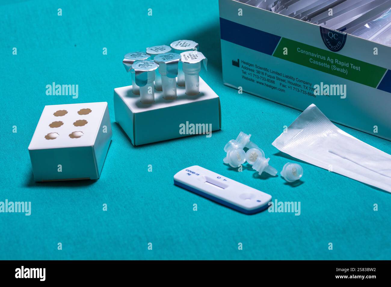 COVID-19 Antigen Test Kit Items on Display Stock Photo - Alamy