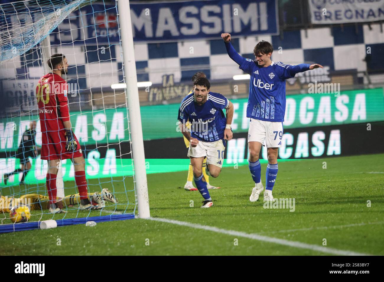 Como, Italia. 20th Jan, 2025. Como's goal in action during the Serie A ...