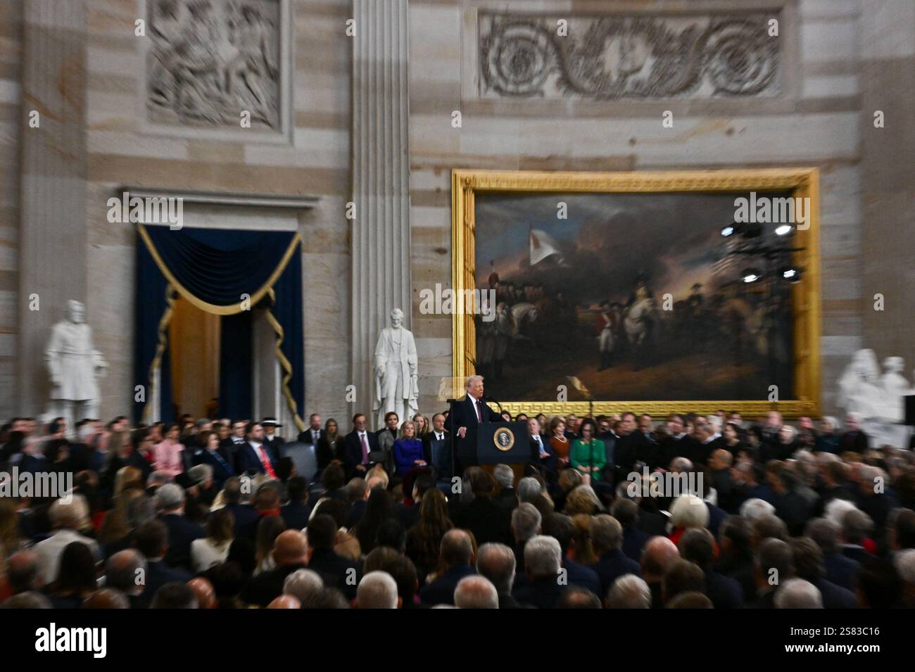 Washington, United States. 20th Jan, 2025. Newly sworn-in President ...