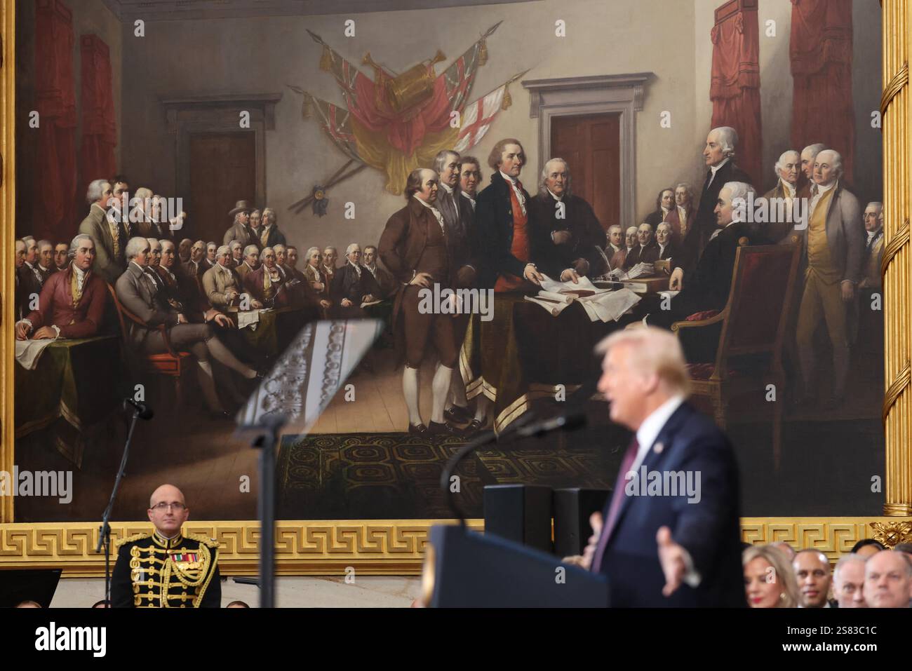 Washington, United States. 20th Jan, 2025. U.S. President Donald Trump ...