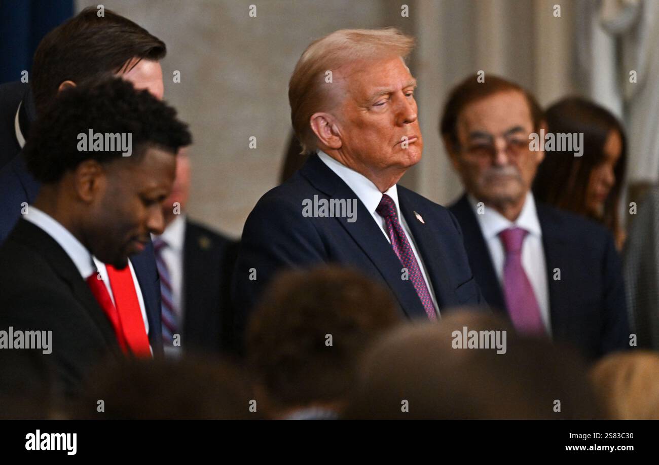 Washington, United States. 20th Jan, 2025. Newly sworn-in President ...
