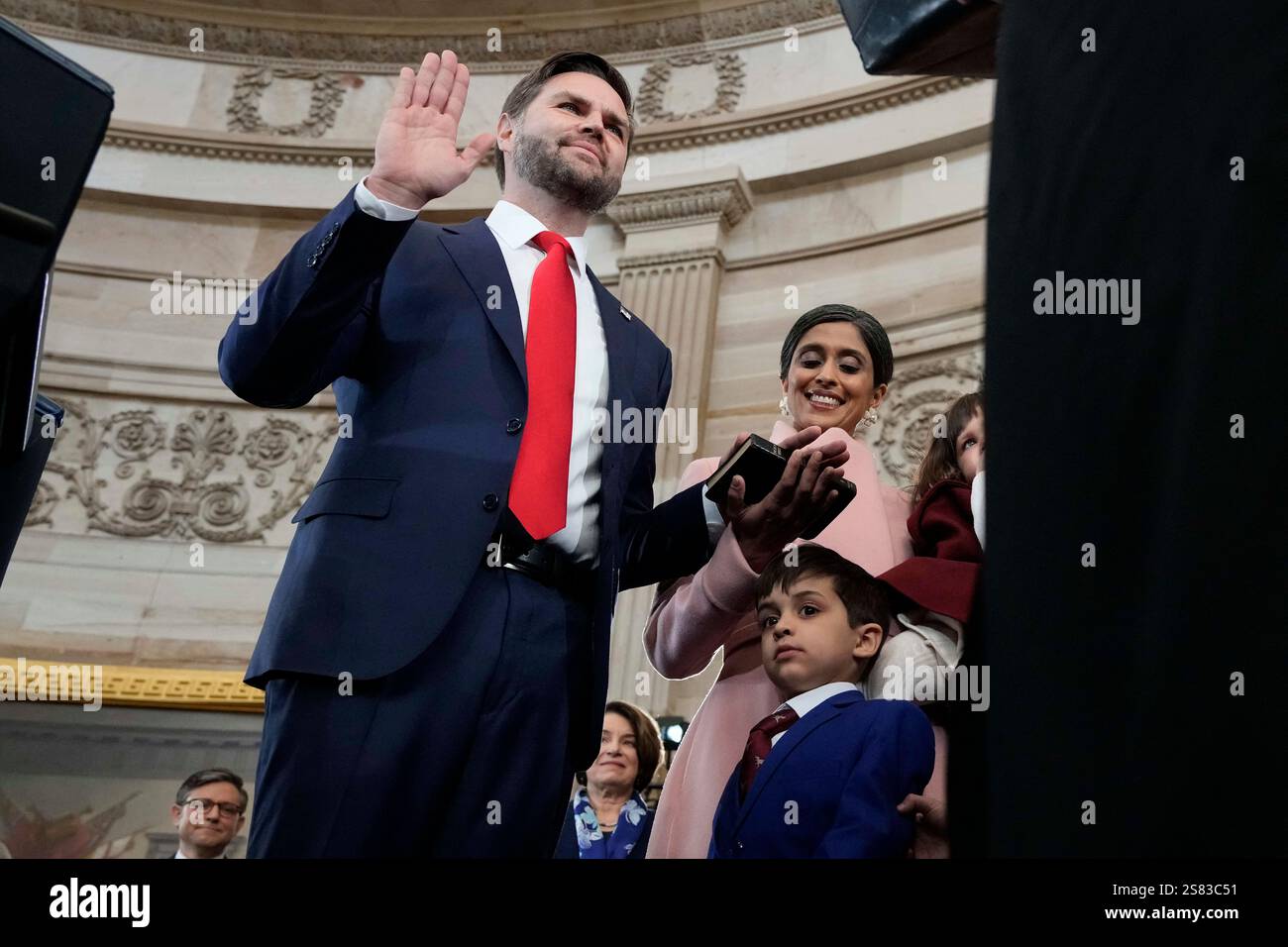 Washington, United States. 20th Jan, 2025. JD Vance is sworn in as vice ...