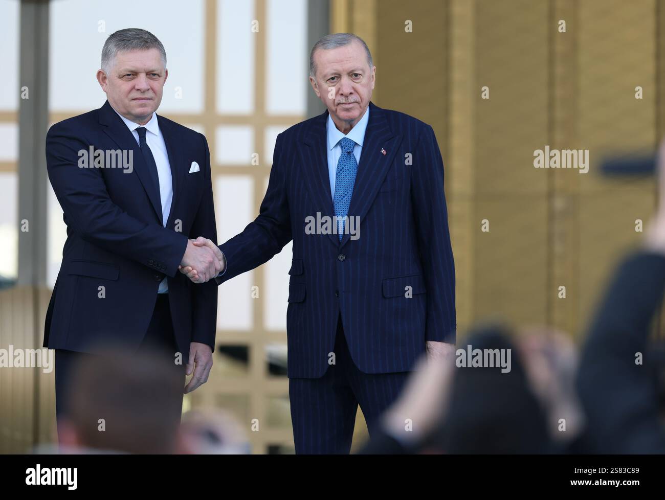 (250120) -- ANKARA, Jan. 20, 2025 (Xinhua) -- Turkish President Recep ...