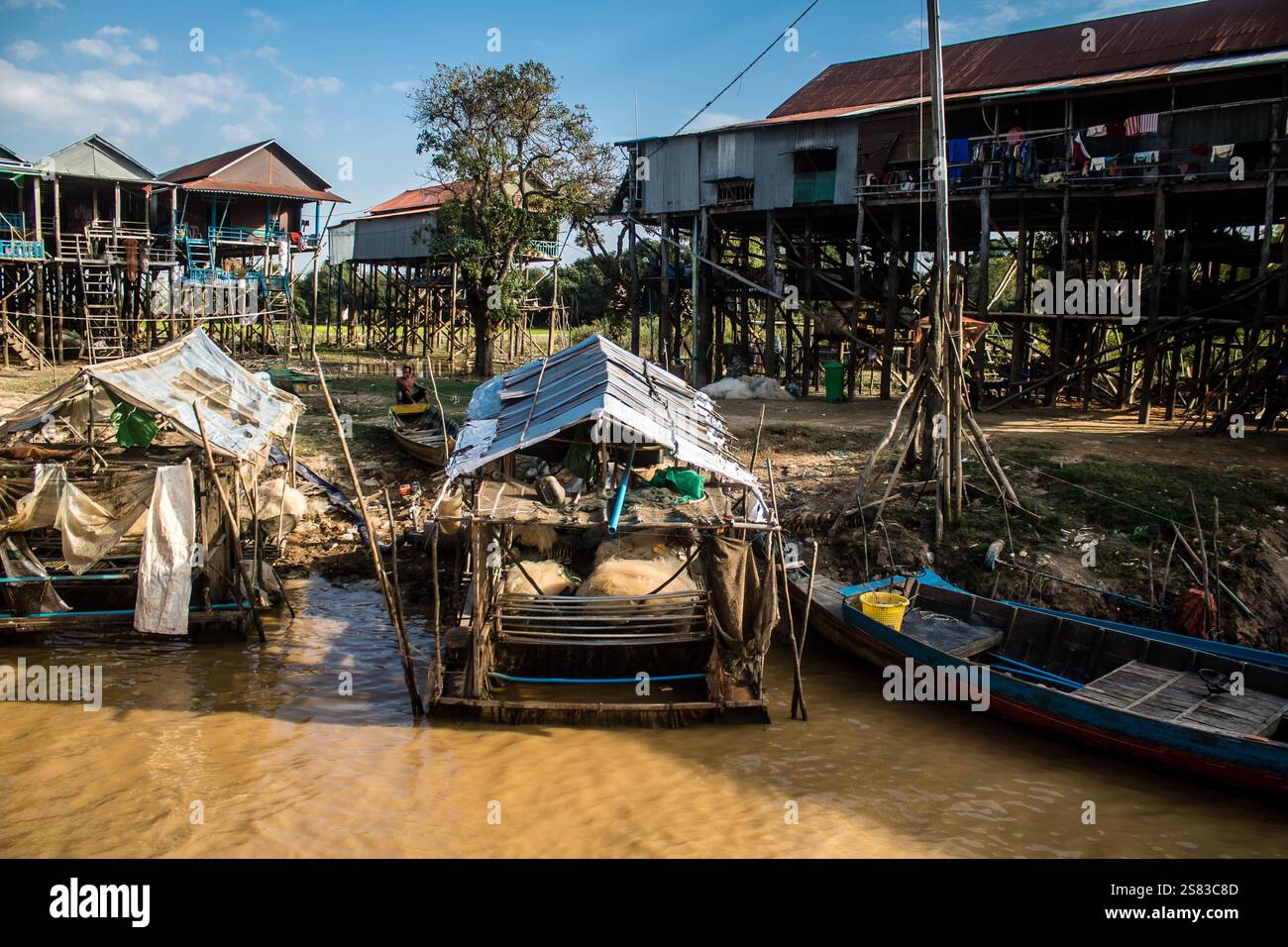 Kampong Phluk, Cambodia, January 15, 2025 Kampong Phluk is a ...