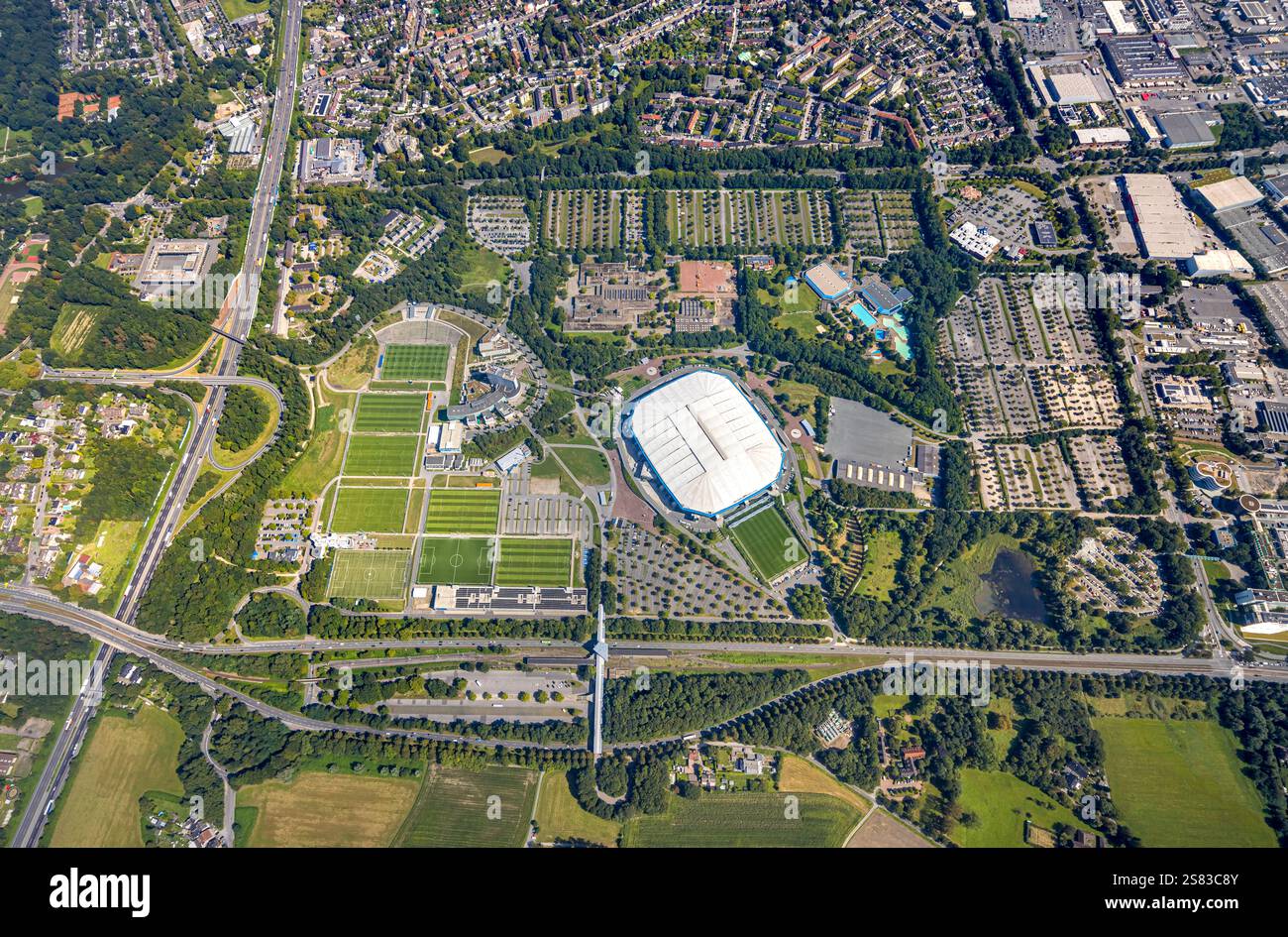 Friends arena aerial hi-res stock photography and images - Alamy