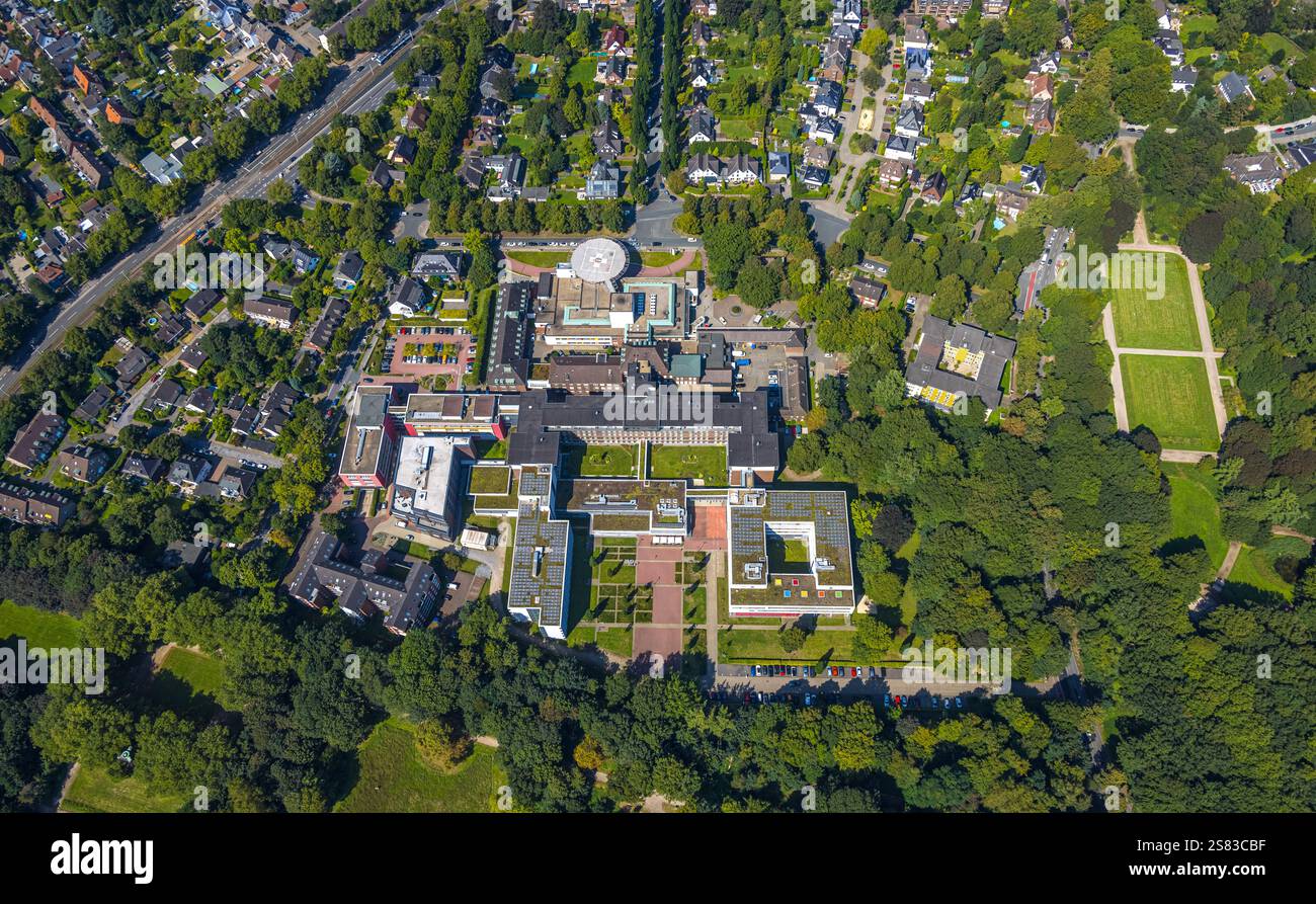 Aerial view, Bergmannsheil und Kinderklinik Buer GmbH general hospital ...