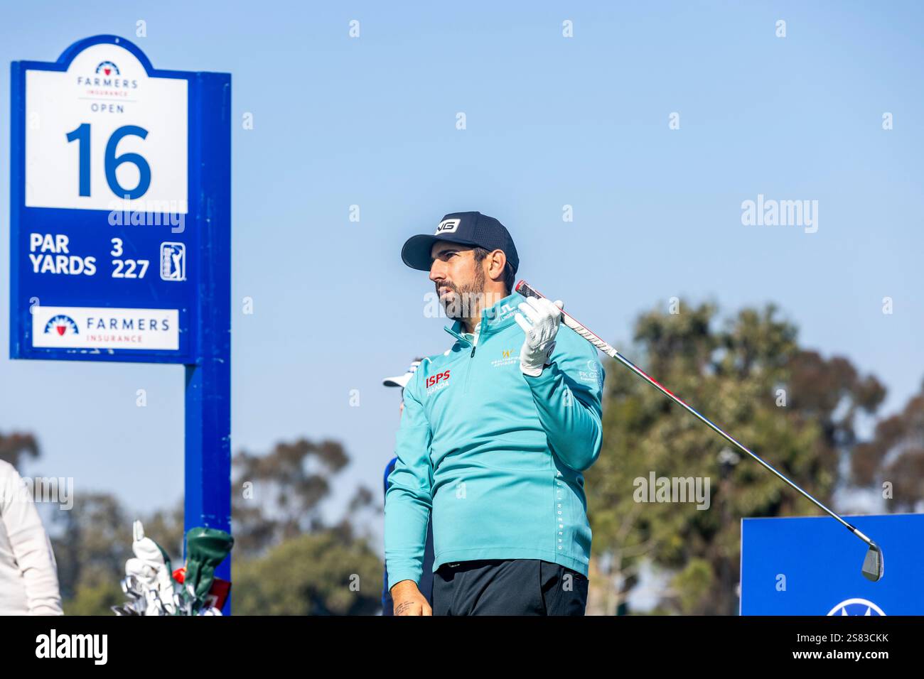 LA JOLLA, CA - JANUARY 20: Matthieu Pavon, the defending 2024 champion ...