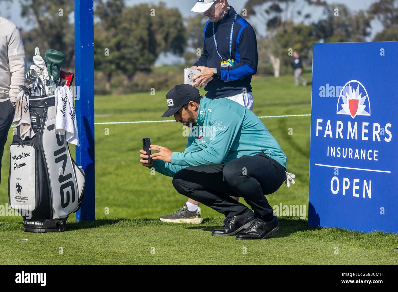 LA JOLLA, CA - JANUARY 20: Matthieu Pavon, the defending 2024 champion ...