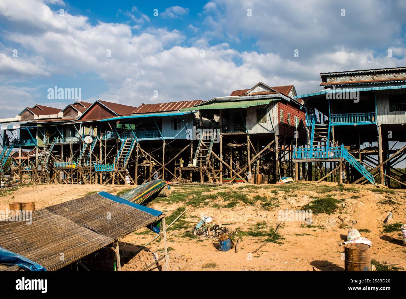 Kampong Phluk, Cambodia, January 15, 2025 Kampong Phluk is a ...